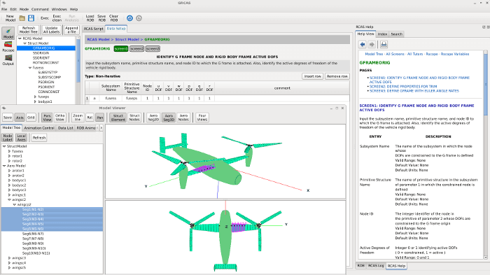 GRCAS - Rotorcraft Simulation Software for Aeroelastic Analysis ...